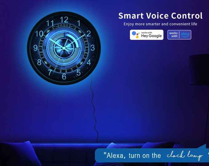 Biker Motorcycle Garage Light up 16 in Clocks, Skull Motor Neon Clocks ...