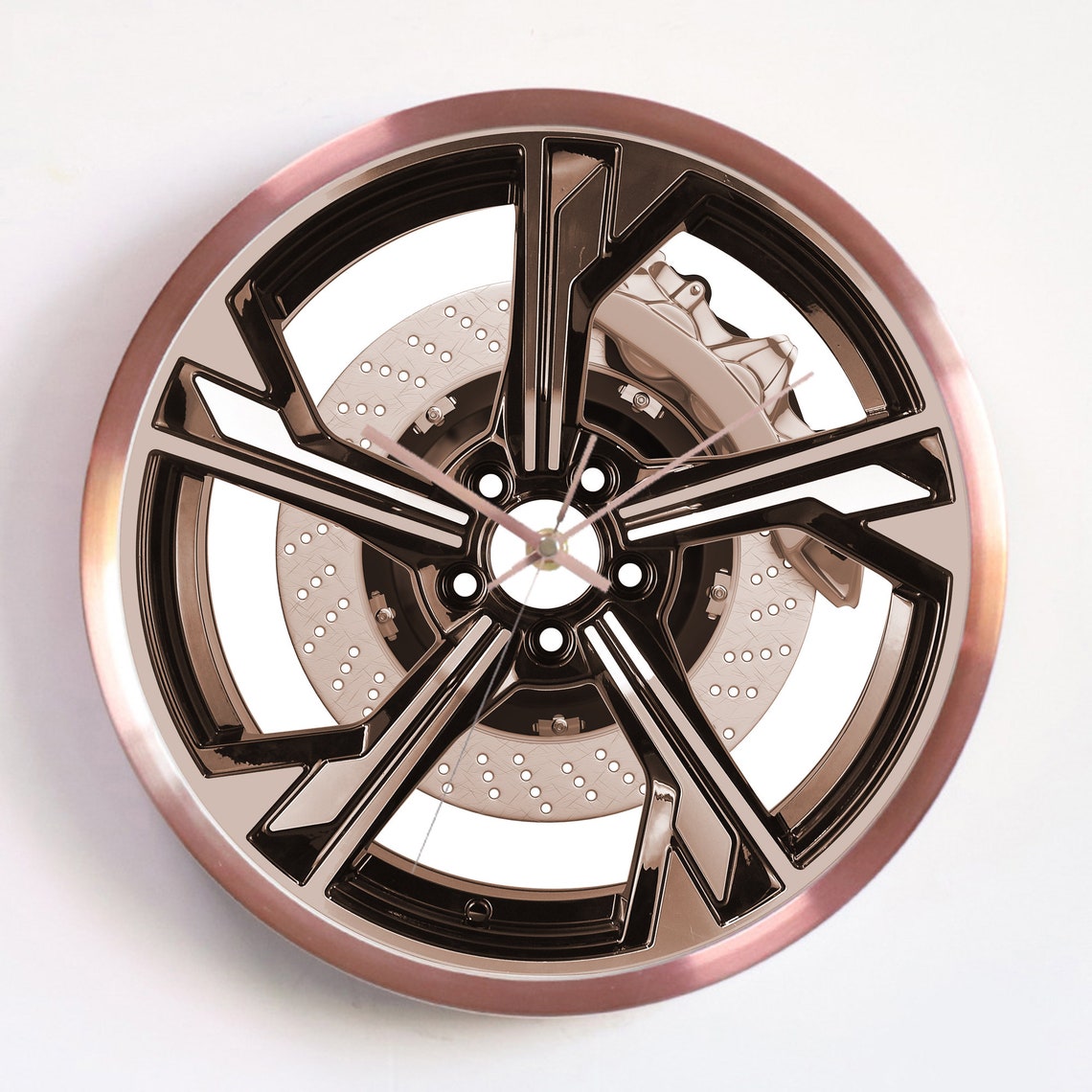 Personalized Car Rim Wall Clockfathers Day Gift for - Etsy