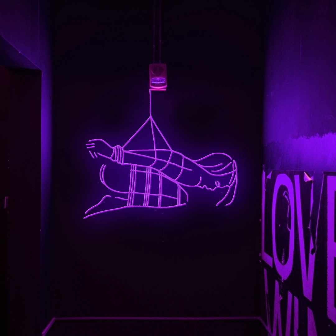 Custom BDSM Neon Signsm Shibari Bondage Fetish Neon Signsexy - Etsy