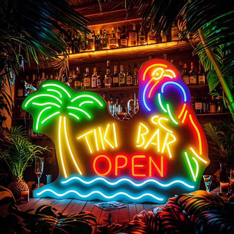 Neon Bar Sign - Etsy