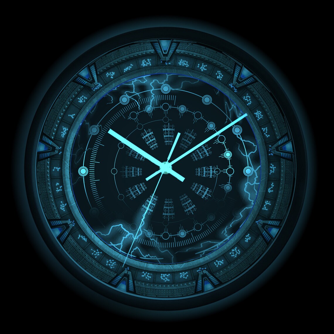 Star Gateway Smart Clock Lampwarp Gate RGB AI Wall - Etsy