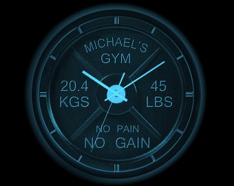 Weight Plate Clock - Etsy