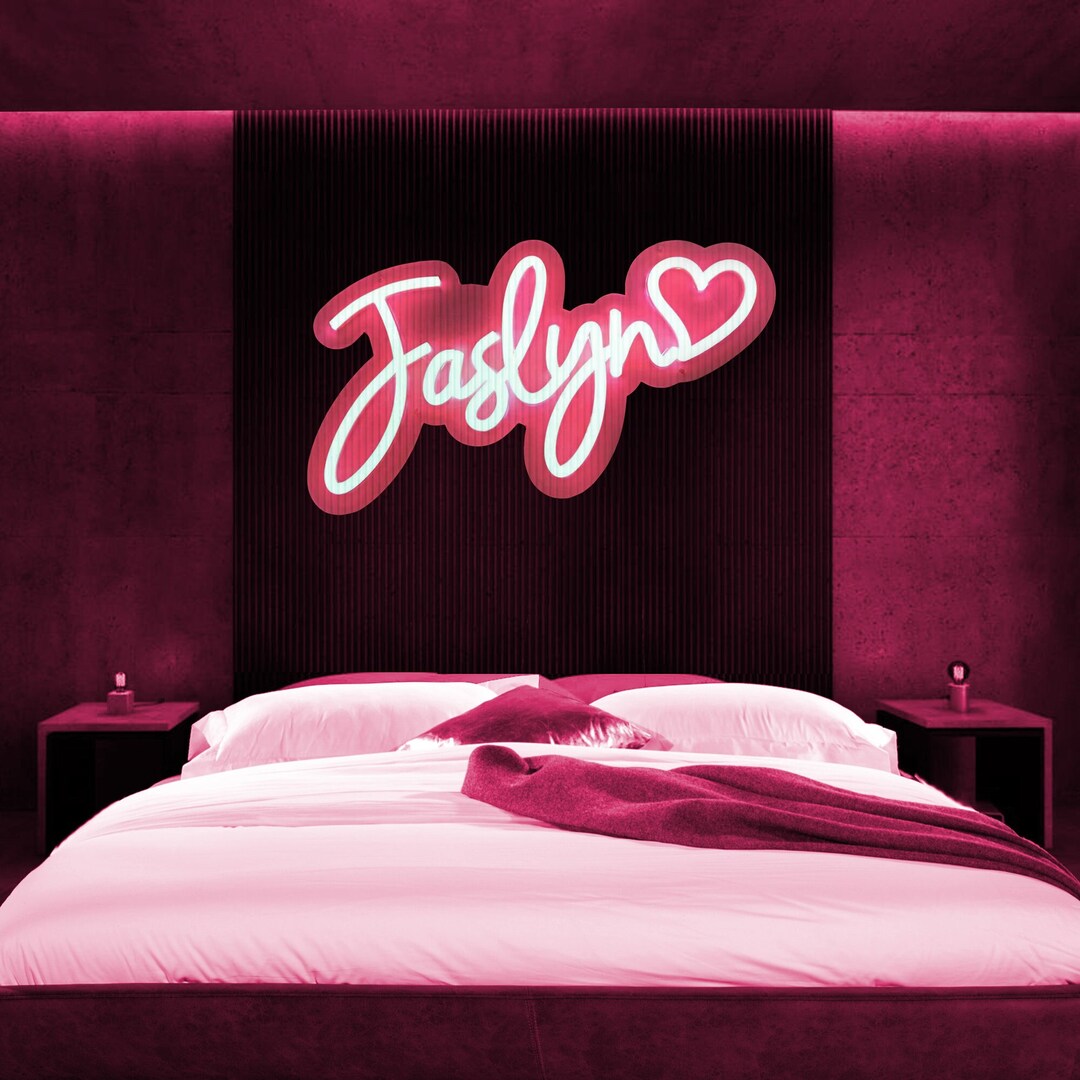 Custom Name Neon Sign,nursery Name Sign for Kids,baby Name Sign for ...