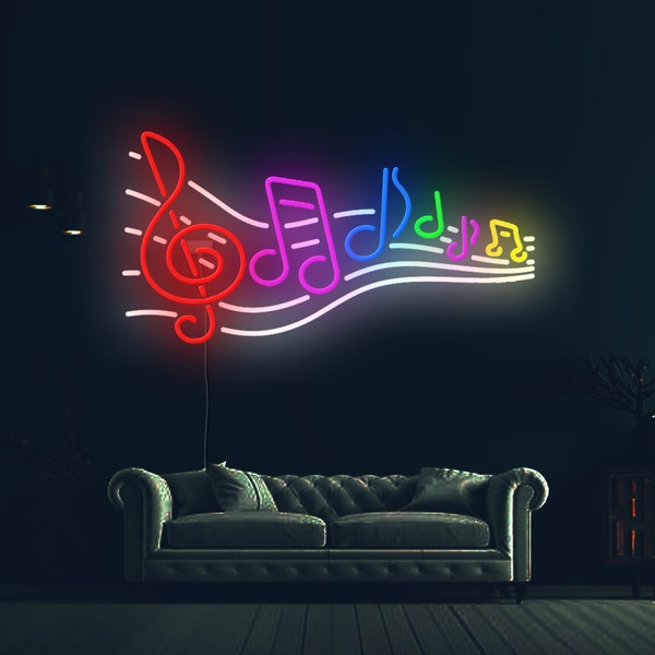 Music Neon Lights - Etsy