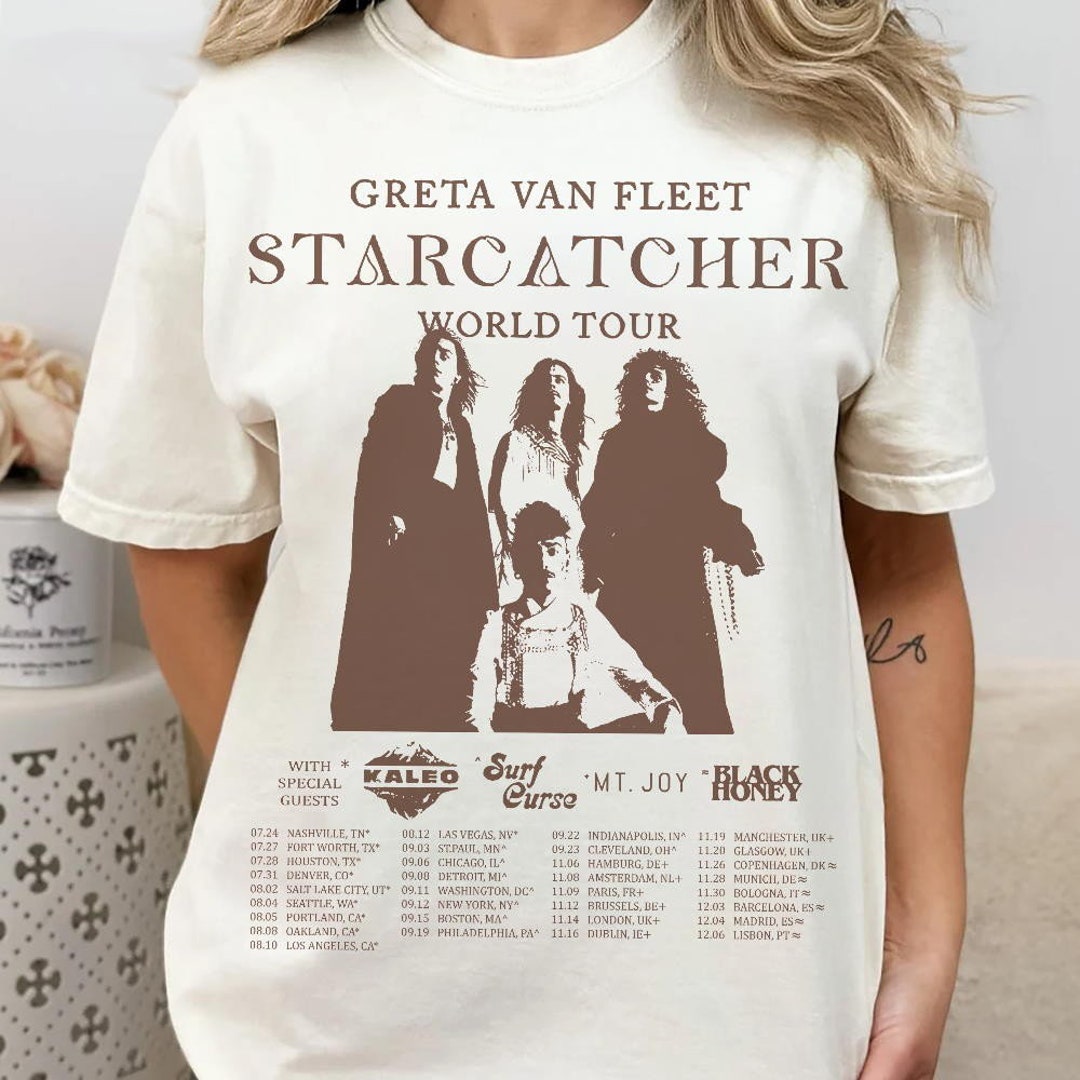 Starcatcher World Tour 2023 Tshirt Vintage Greta New Album - Etsy