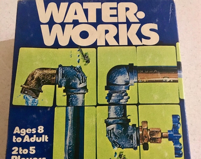 WATER WORKS Plumbing Card Game by Parker Brothers, Water Works the ...
