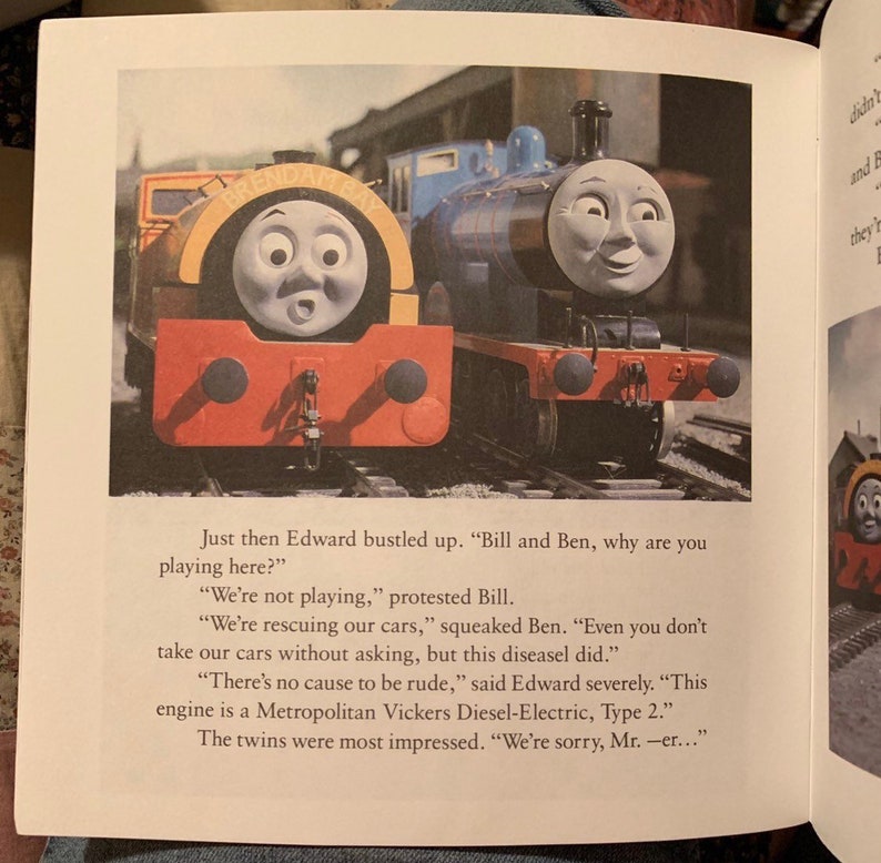 EDWARDS EXPLOIT Thomas the Tank Engine Vintage Storybook and | Etsy