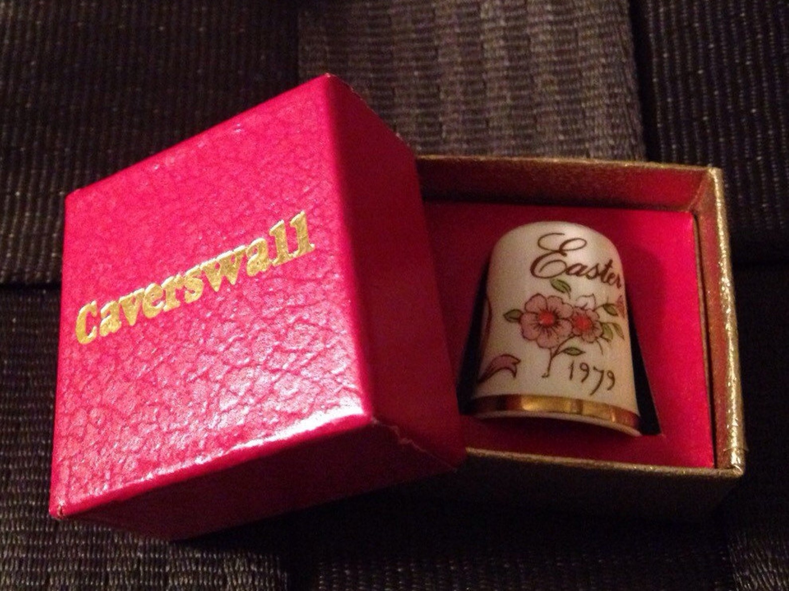 Vintage Thimble Bone China EASTER Collectible Thimble by - Etsy