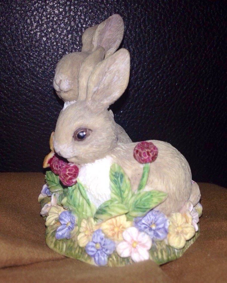 VINTAGE RUSS Berrie & Company Inc Bunny Figurine. EASTER - Etsy