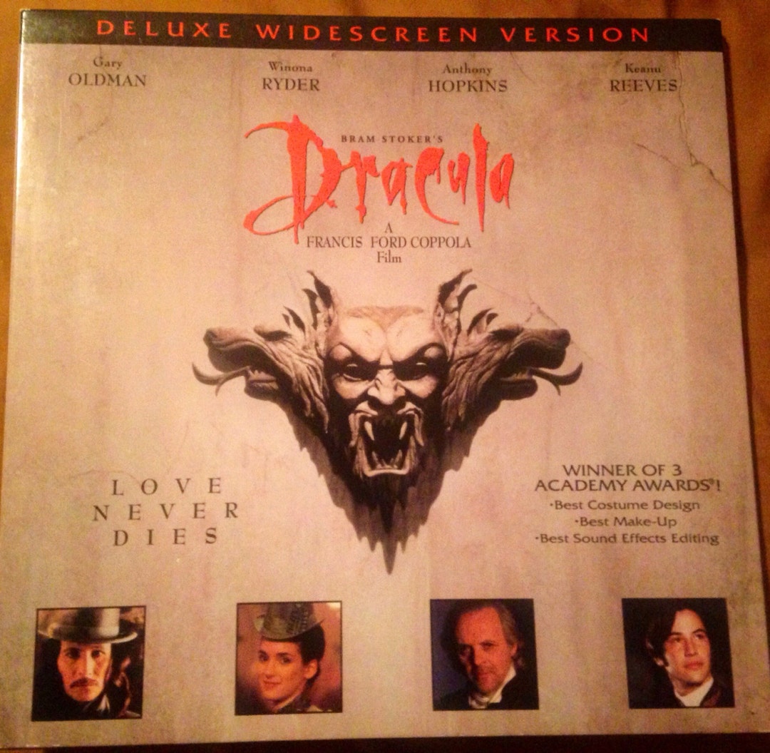 Bram Stoker's DRACULA Laserdisc, Video Disc, Movie Cover Art Album ...