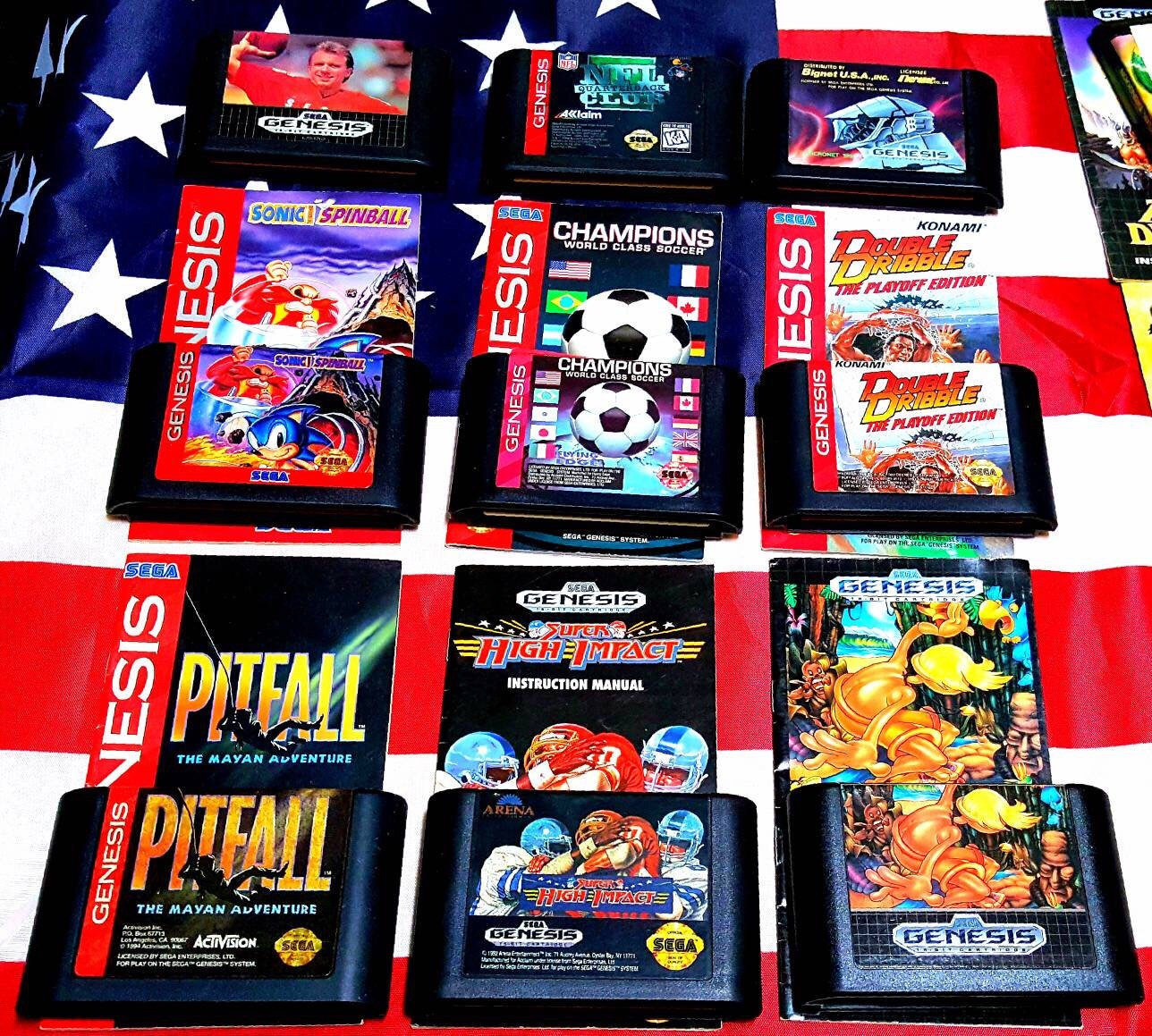SEGA GENESIS Video Games, You Choose! Vintage Video Games, Retro Gaming ...