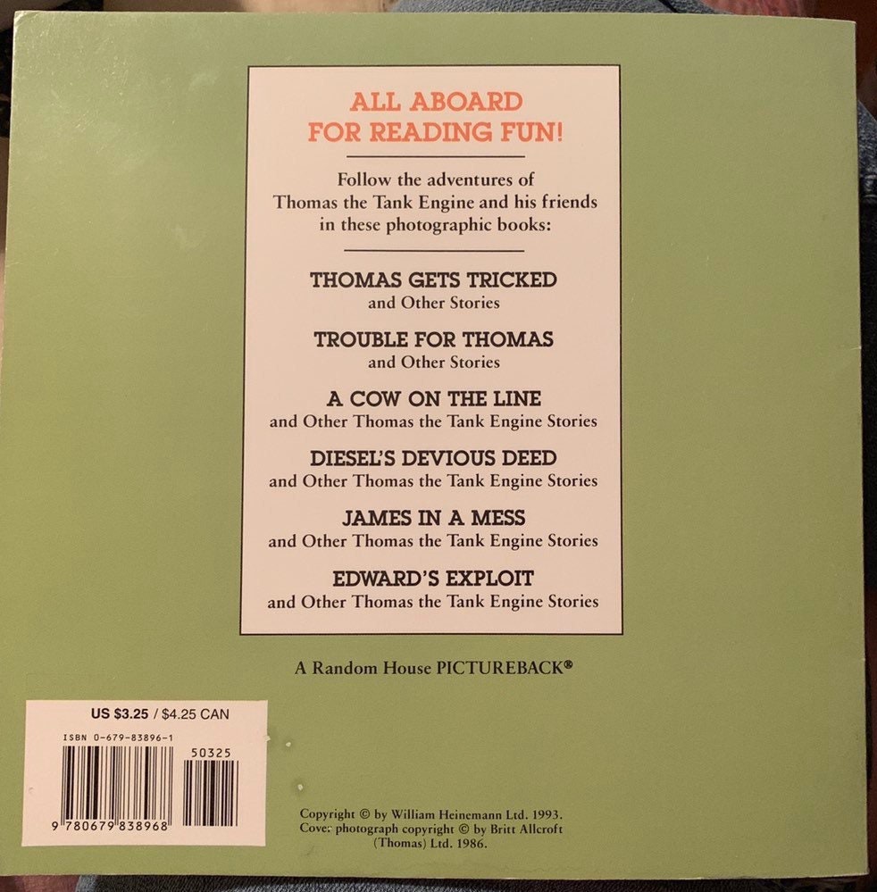 EDWARDS EXPLOIT, Thomas the Tank Engine Vintage Storybook and Other ...