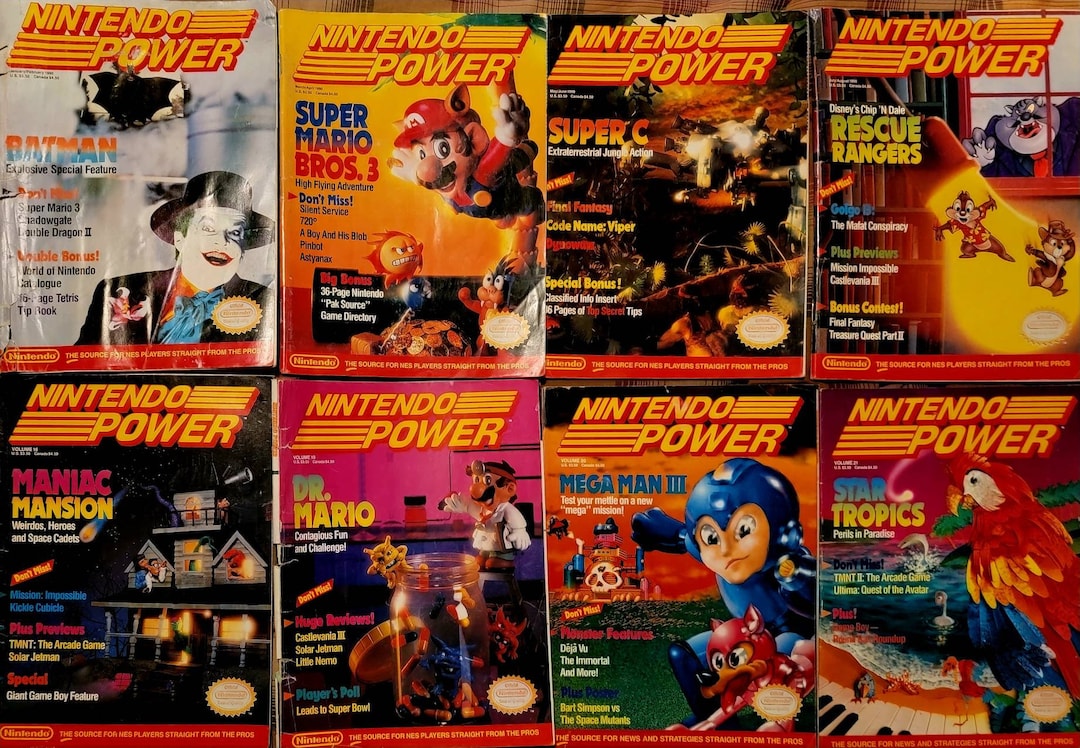 Vintage NINTENDO POWER Magazines Pick Your Favorite Issues Mix and ...