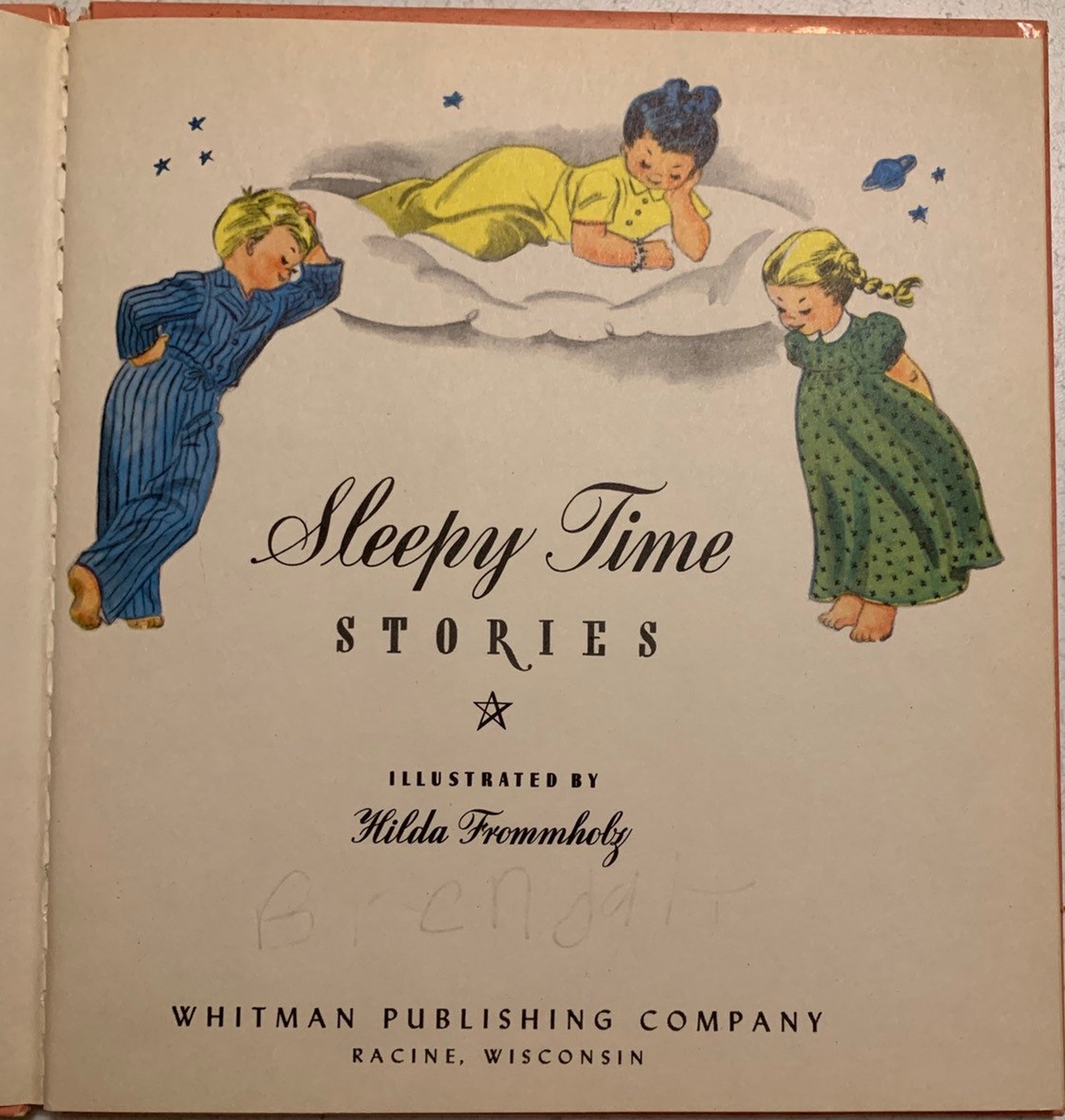 SLEEPY TIME STORIES 1944 by Whitman Publishing Vintage Kids - Etsy