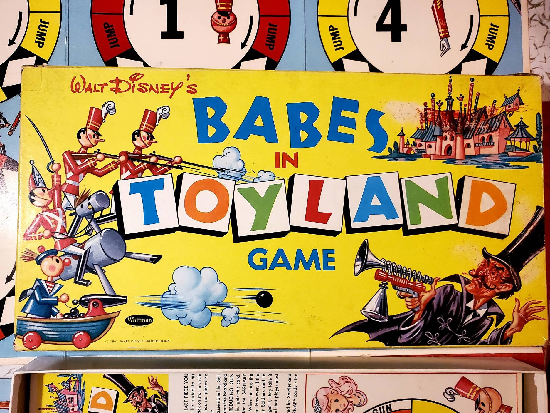 Disney's Babes In Toyland Board Game, 1961