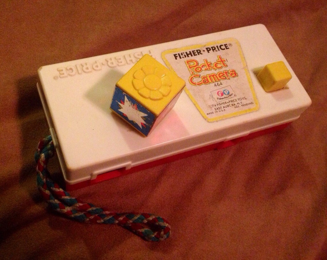 Vintage Fisher Price Toy Pocket Camera, Kids Children's 1974 FP Pretend ...