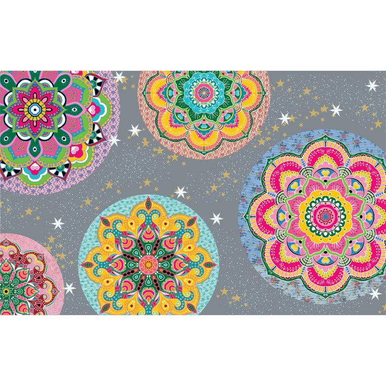 Mandala Hippie Bohemian Table Runner Light Blue Unique Easy - Etsy