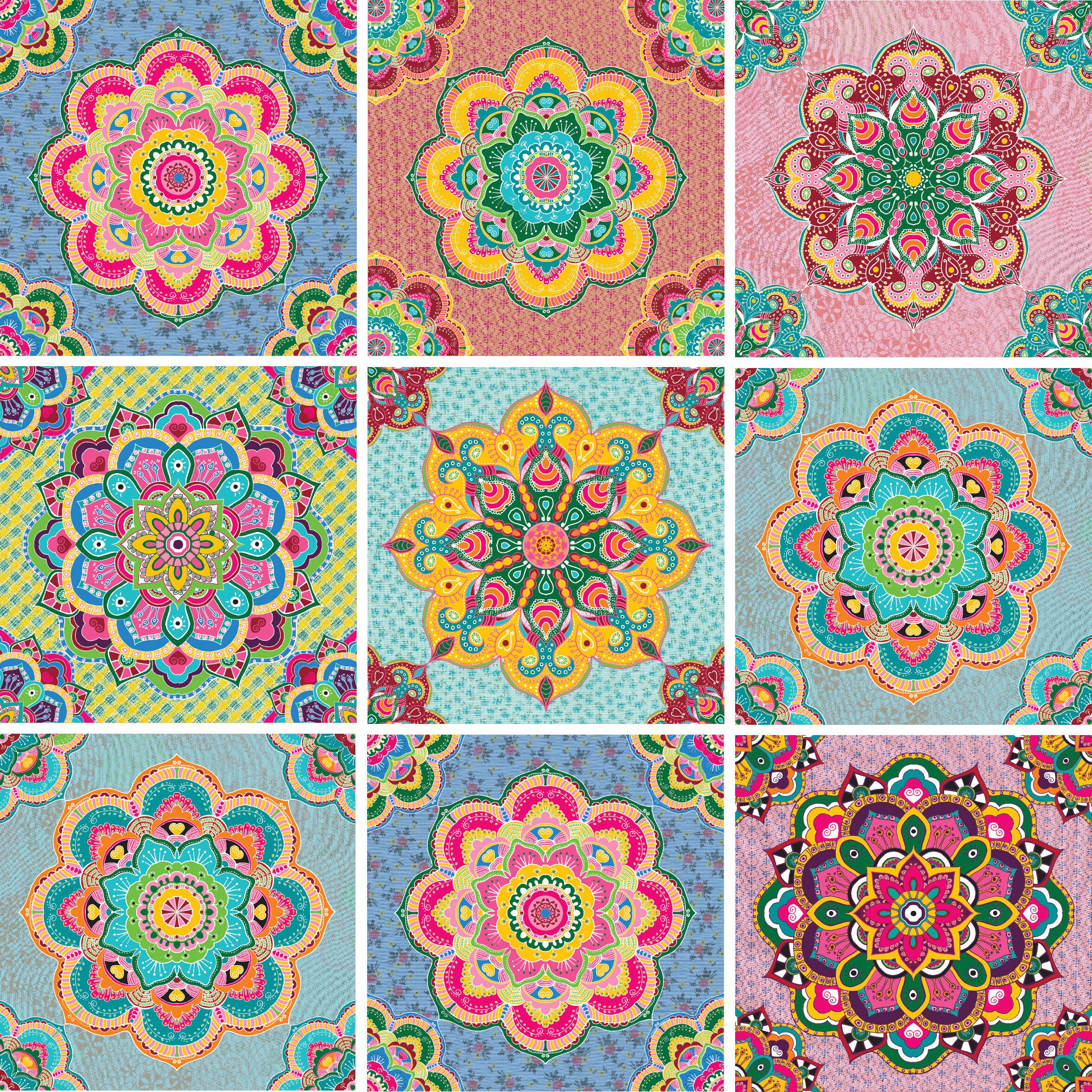 Mandala Tiles Stickers Bathroom Vinyl Tile DecalsKitchen | Etsy