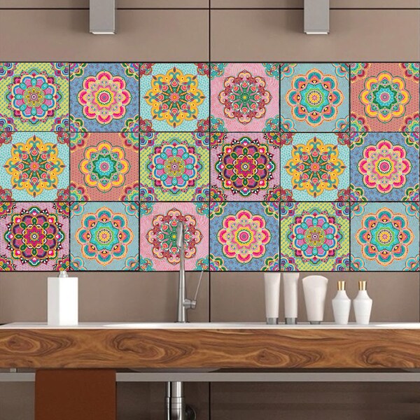 Mandala Tile - Etsy