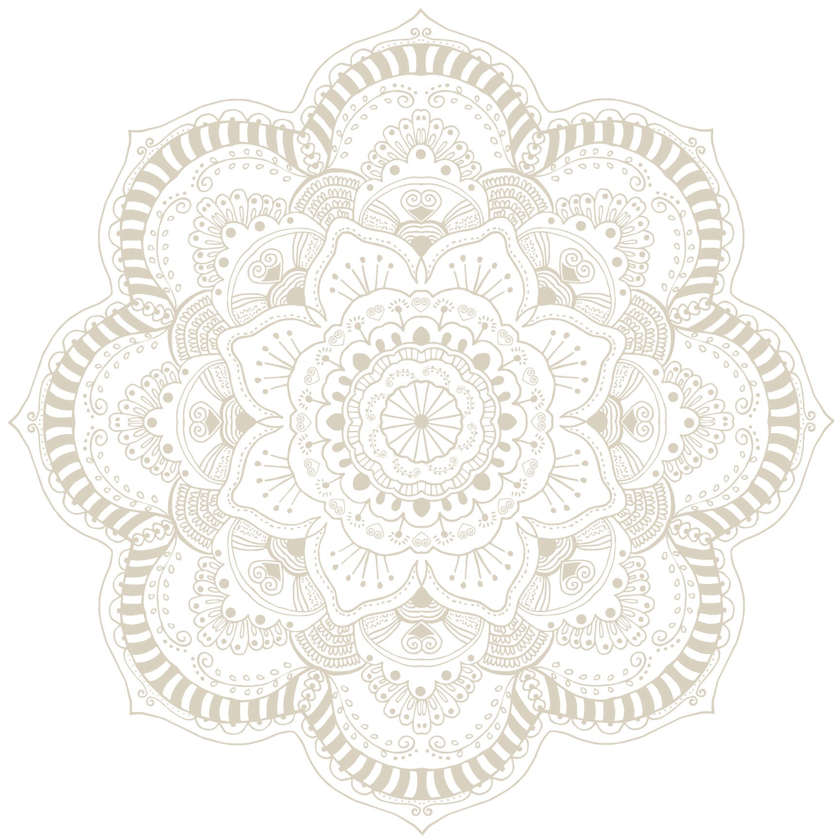 Large Wall Stencil Large Mandala Stencil Mandala Stencil | Etsy