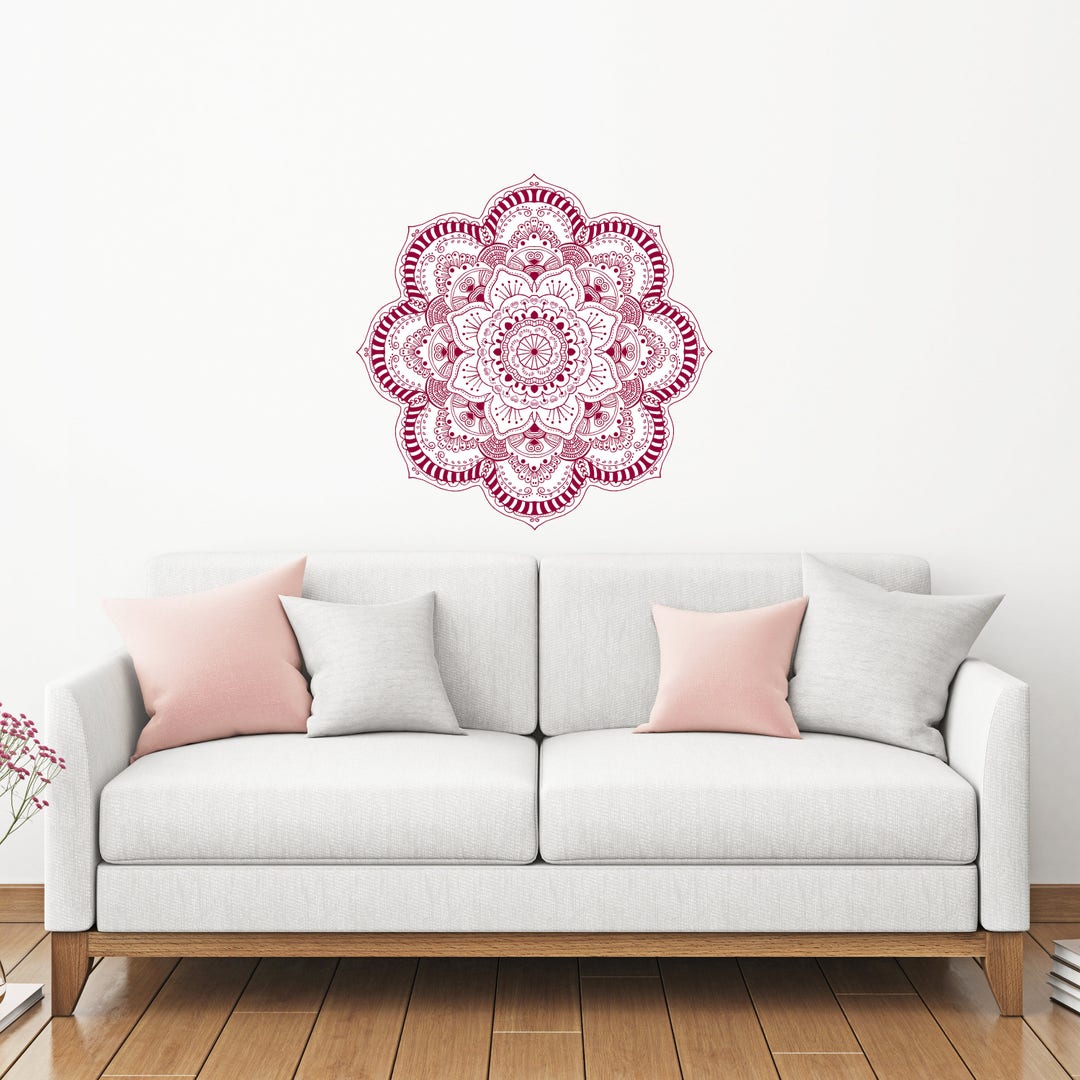 Large Wall Stencil, Large Mandala Stencil, Mandala Stencil, Spiritual ...