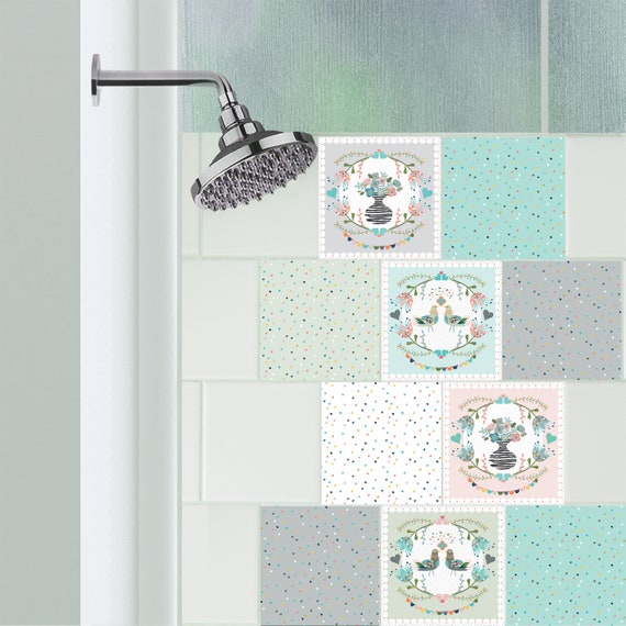 Home & Living Bathroom Décor Mexican Style Kitchen Backsplash Peel and ...