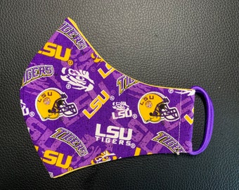 Lsu Face Mask | Etsy