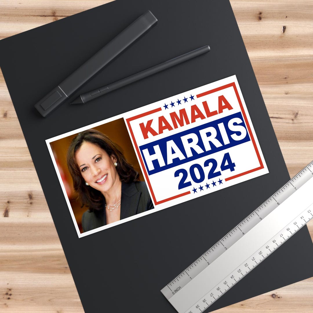 Kamala Harris Bumper Sticker Political Activist, Feminist Gift, Resist ...