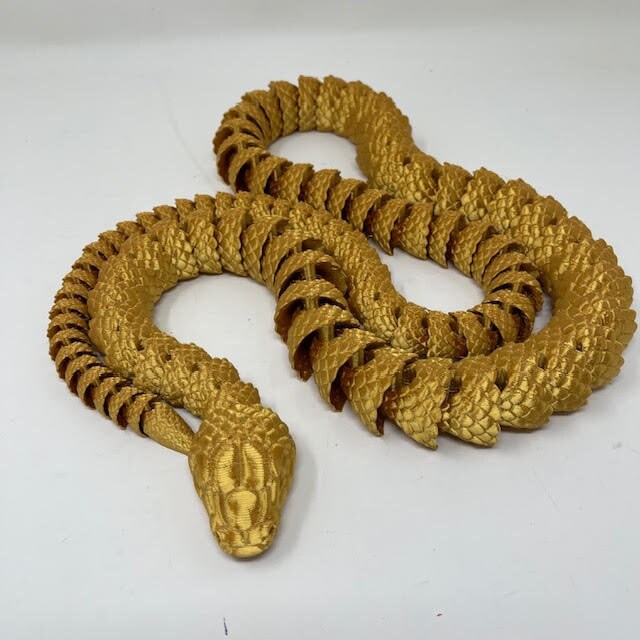 Articulating Snake Sculpture Display Piece Home Decor Snake Art ...