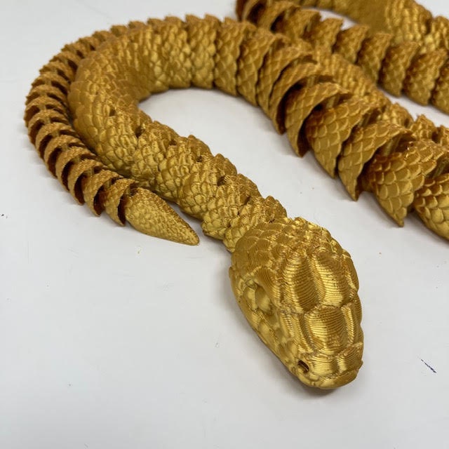 Articulating Snake Sculpture Display Piece Home Decor Snake Art ...
