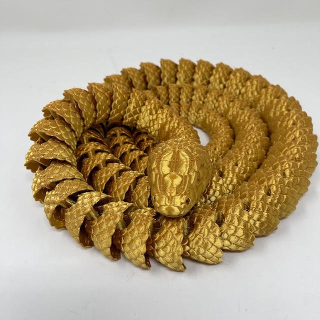 Articulating Snake Sculpture Display Piece Home Decor Snake Art ...