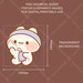 Kawaii Bunny Night Routine Clipart Stickers, PNG (digital Download) - Etsy