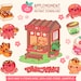 Cute Kawaii Sticker Sheet Student School Study Stationery, Books ...