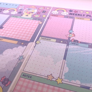 Cute Kawaii Stationery Sheet Rainbow Unicorn Candy, Home, Printable ...