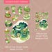 Kawaii Matcha Fox Stickers, Printable PNG (digital Download) - Etsy