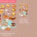 Kawaii Kitty Cat Kitchen Clipart Stickers, PNG (digital Download) - Etsy