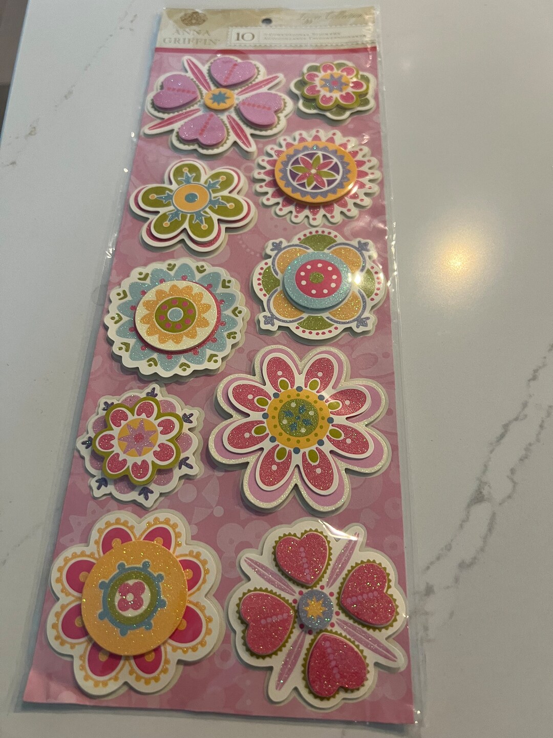 Anna Griffin Lizzie 3 Dimensional Stickers - Etsy