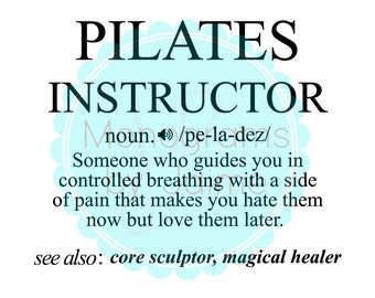 Pilates Instructor Svg - Etsy