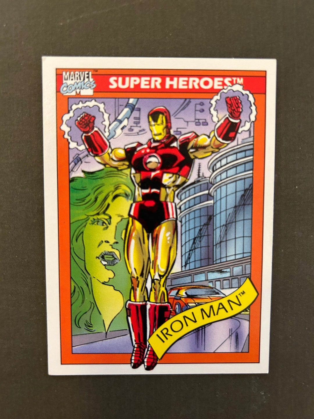 Marvel Comics Trading Card Iron Man 42 - Etsy