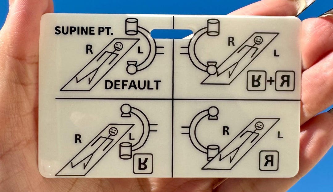 X-ray C-arm Orientation Card - Etsy