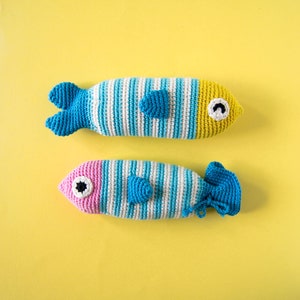 Crochet Fish Toy Pattern, Printable Amigurumi PDF Pattern, Sea Ocean ...