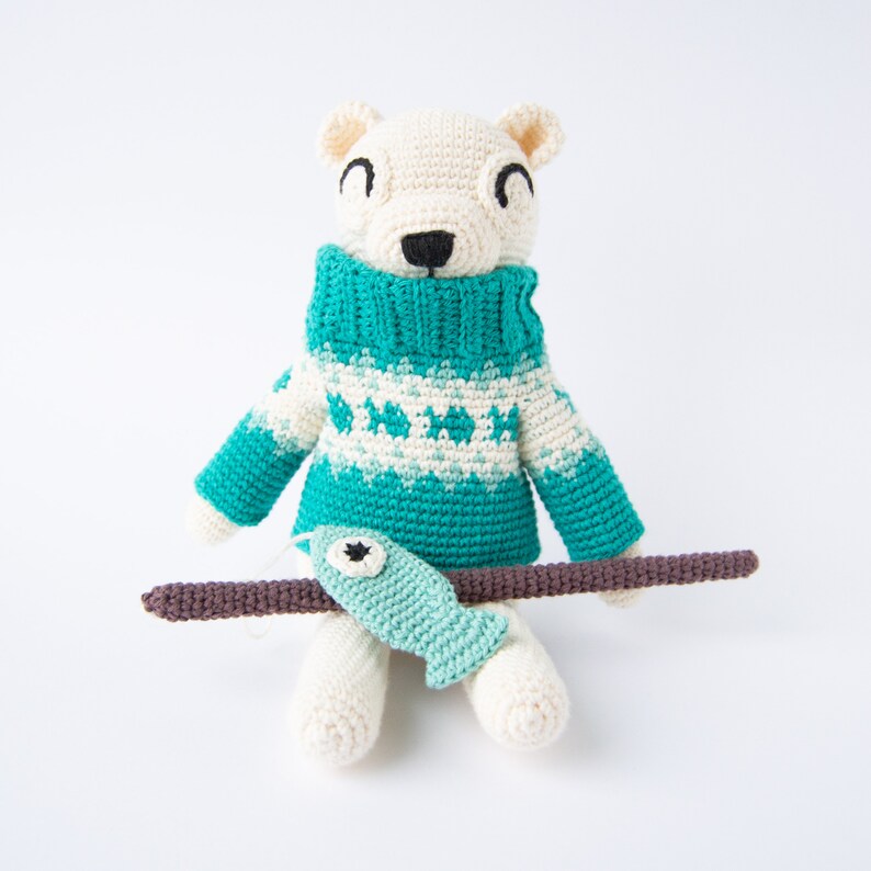Crochet Polar Bear Toy Pattern, Printable Amigurumi PDF Pattern ...
