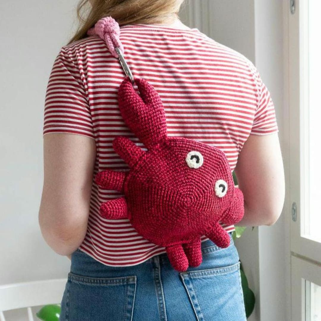 Crochet Crab Messenger Cross Body Bum Bag Fanny Pack Digital PDF ...
