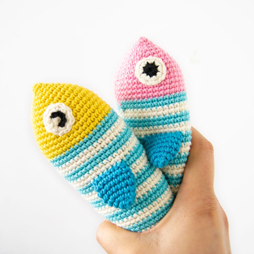 Crochet Fish Toy Pattern, Printable Amigurumi PDF Pattern, Sea Ocean ...