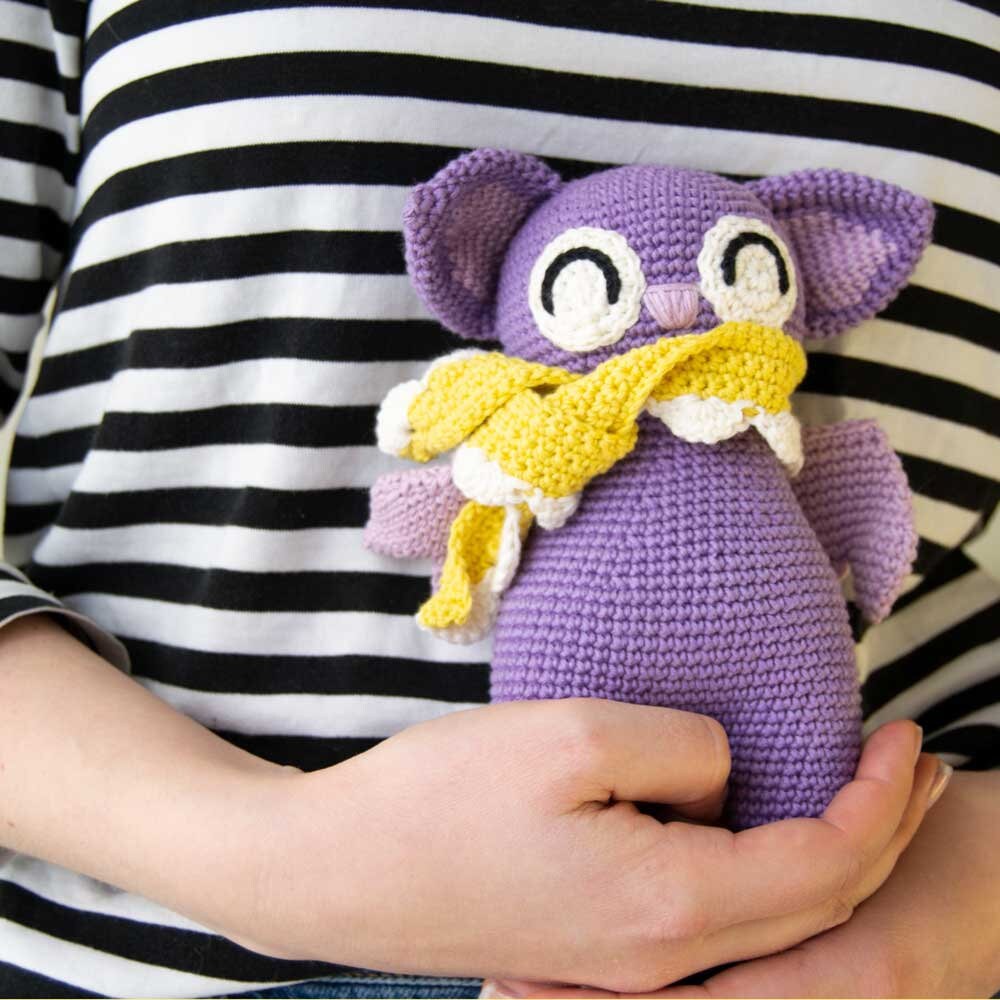 Cute Crochet Bat Toy Pattern, Printable Amigurumi PDF Pattern, Kids ...