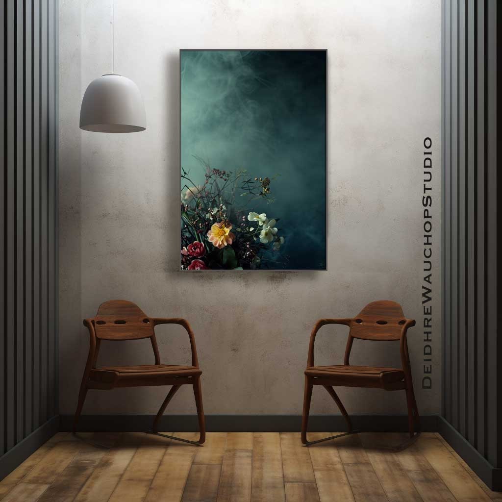 Forestpunk, Moody Floral, Digital Download, DIY Print, AI Art ...