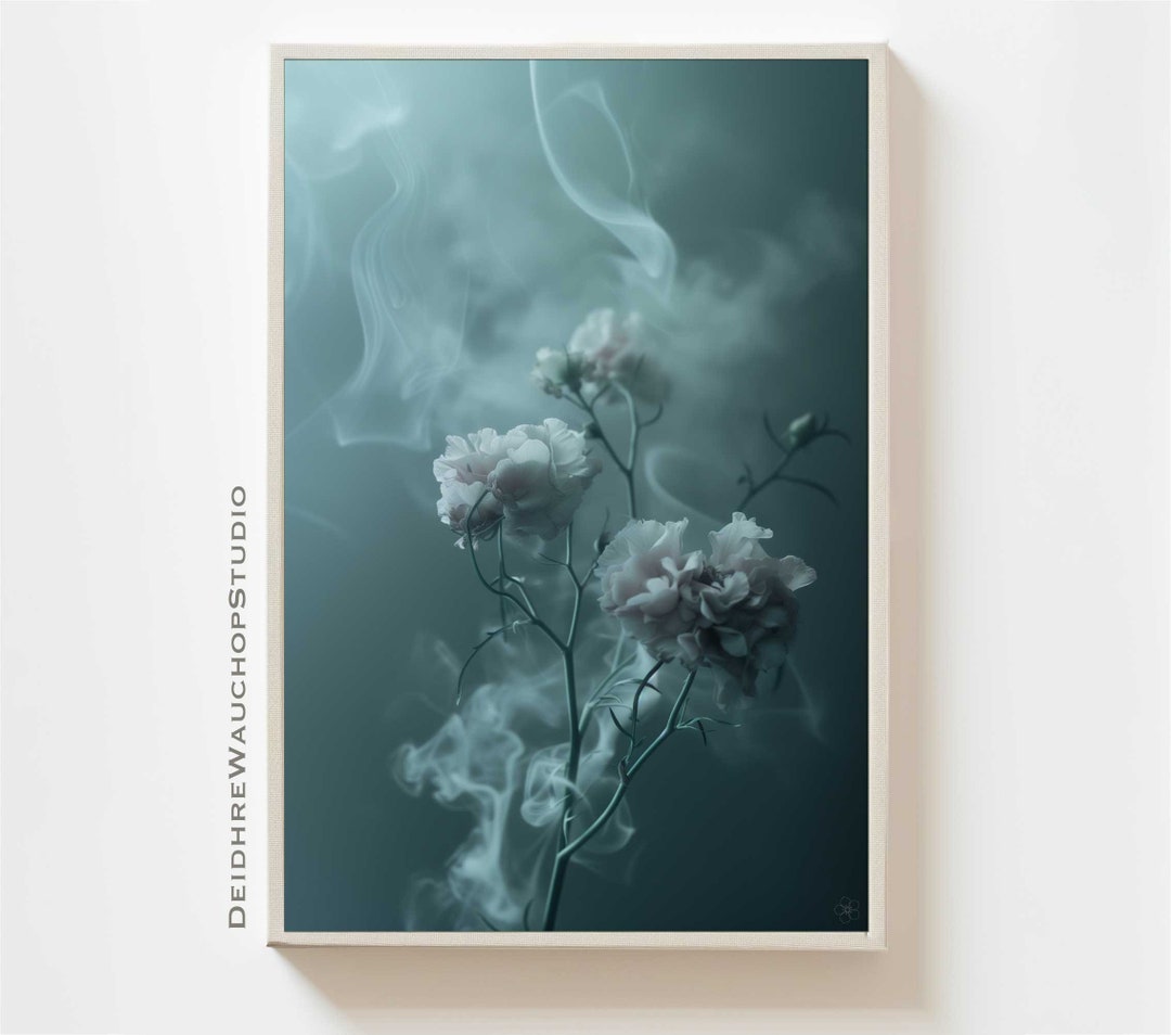 Forestpunk, Moody Floral, Digital Download, DIY Print, AI Art, Flowers ...