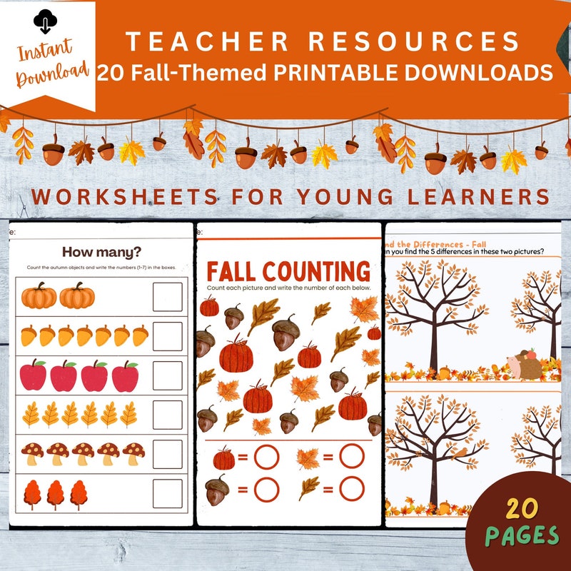 Fall Lesson Plan - Etsy
