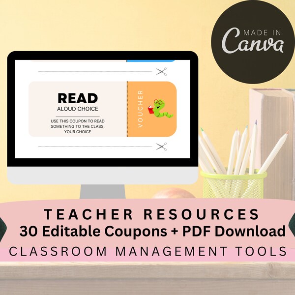 Classroom Coupons - Etsy