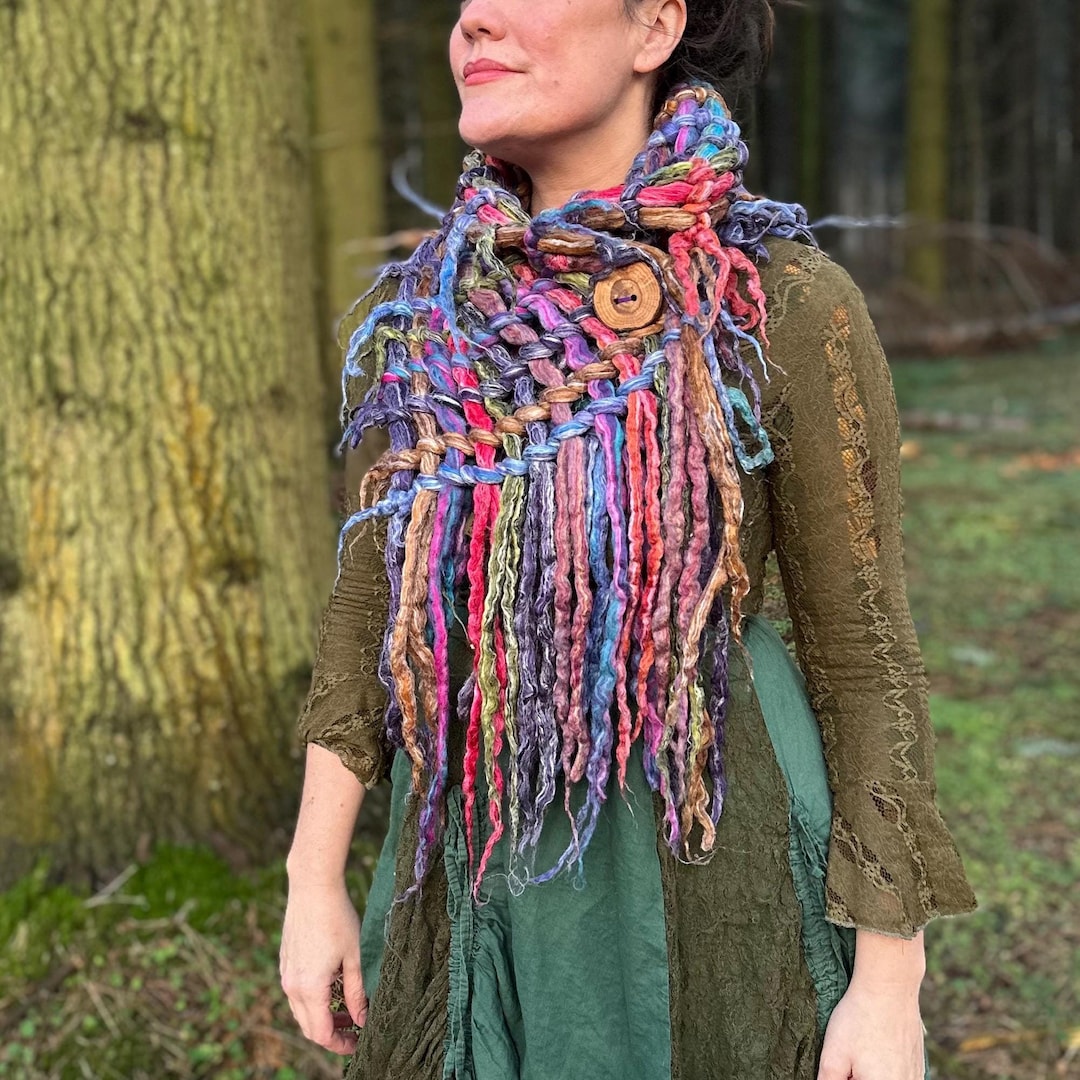 The ‘coral Dances’ A Magical Woven Scarf of Shimmering Silken Fibres ...